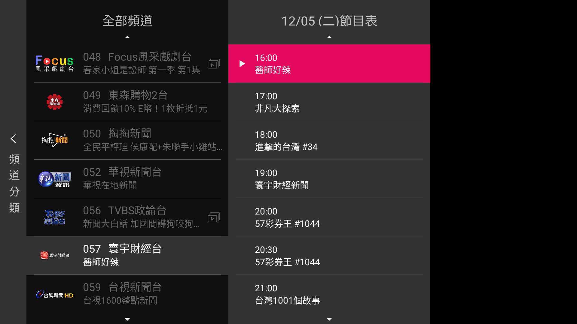電視頻道有節目表嗎？ – 客服中心
